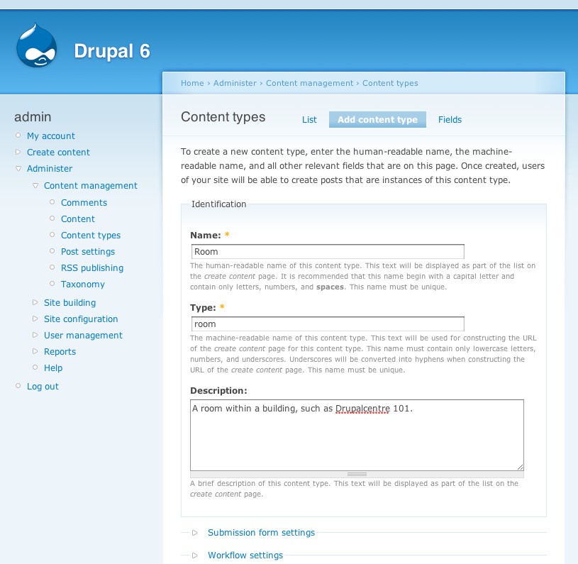 Booking rooms for events (D6) | Drupal.org